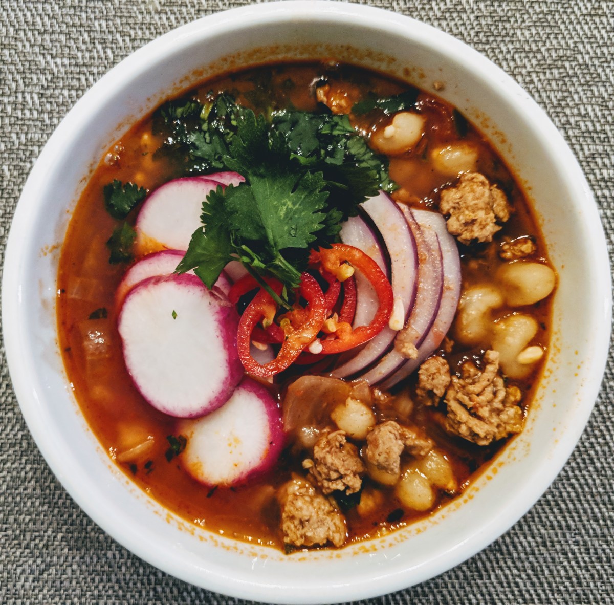 Turkey Posole (Pozole) Rojo Mexican Soup – one foodie and his food