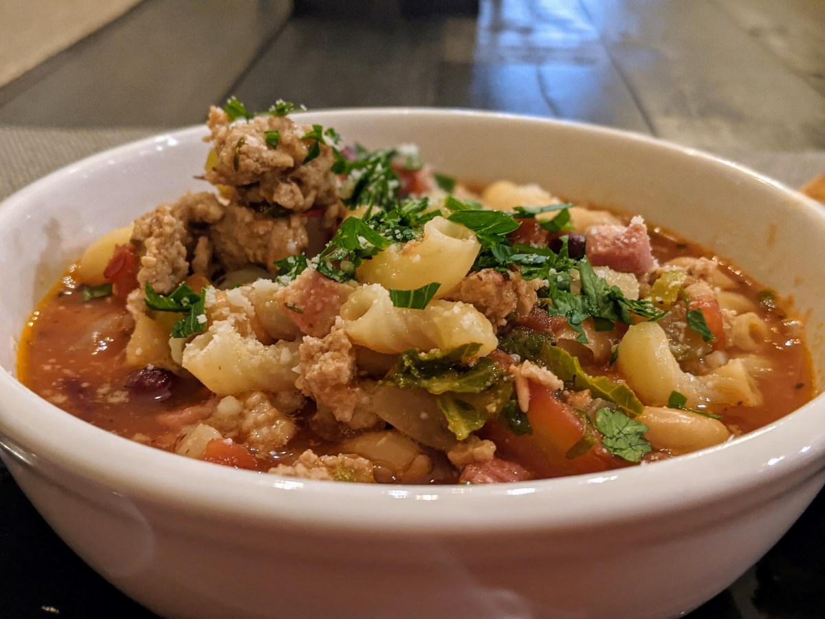Turkey Pasta e Fagioli – one foodie and his food