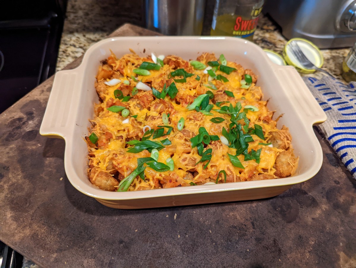 Kimchi Air Fried Tater Tots with Spicy Aioli – one foodie and his food