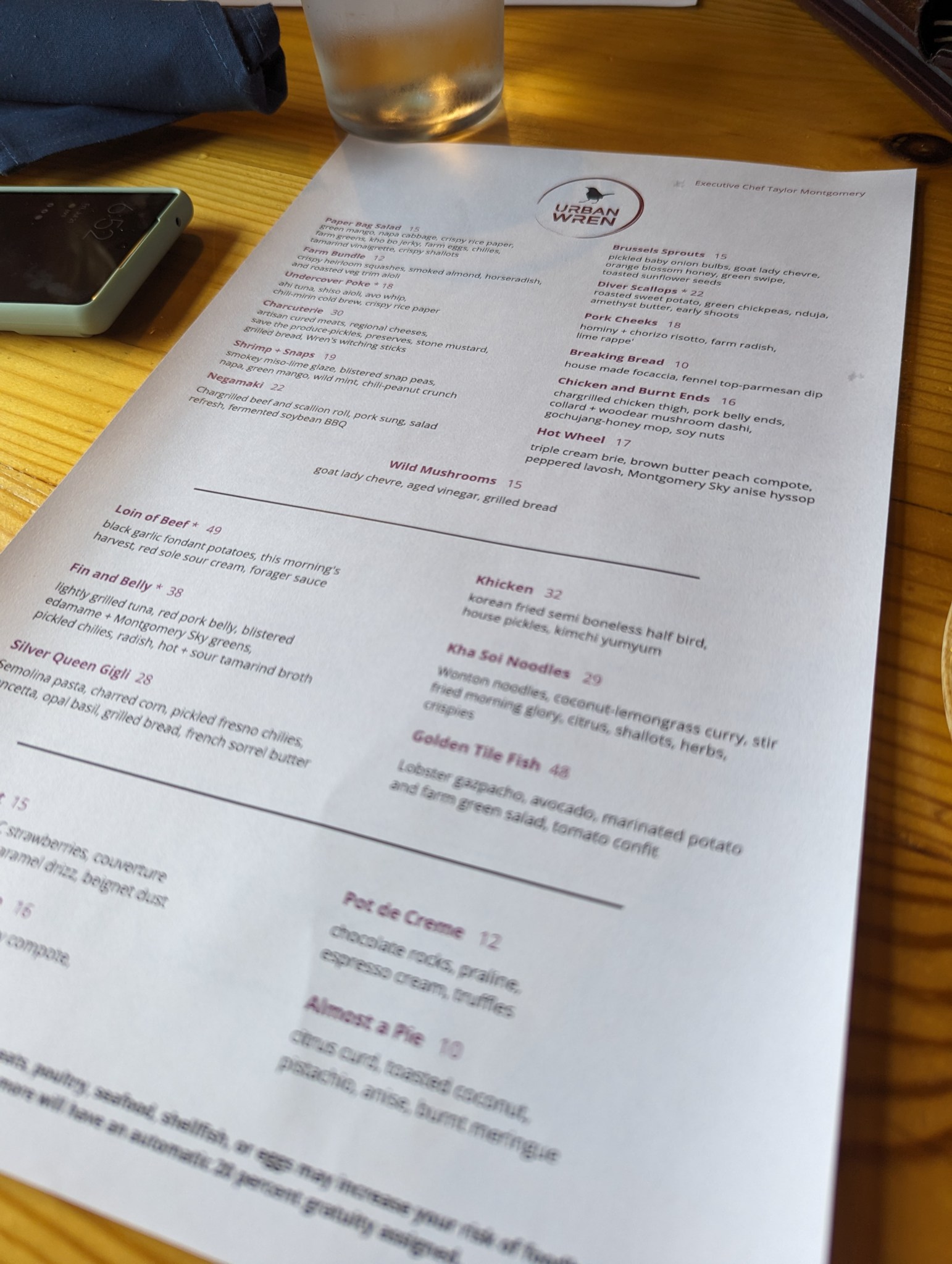 Review: Urban Wren in Greenville, SC – one foodie