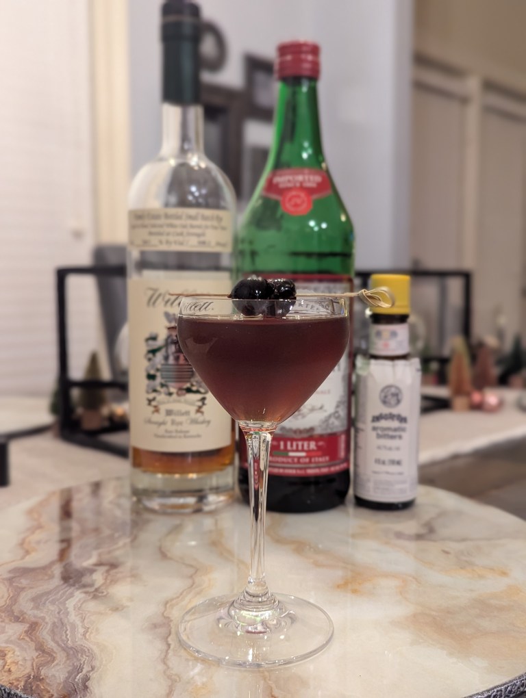 Classic Manhattan Cocktail – one foodie